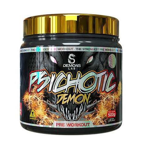 Psychotic Pre Treino 500g - Demons Lab Original Potente | Shopee Brasil