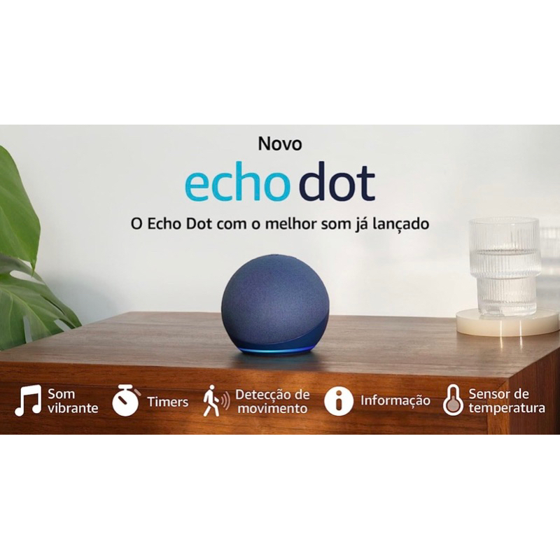 Amazon Echo Dot Pop ou 5rd Gen com assistente virtual Alexa Bivolts ...