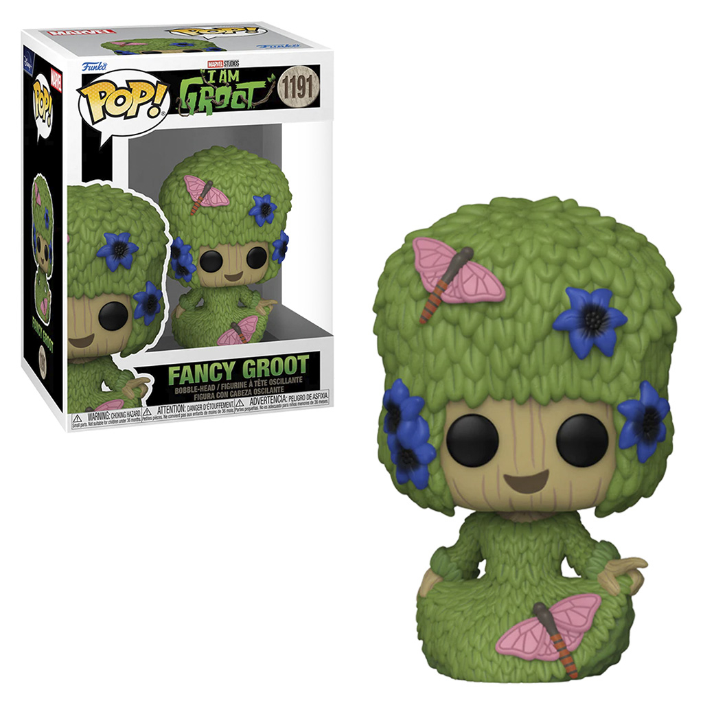 FUNKO POP MARVEL I AM GROOT - FANCY GROOT 1191 NOVO ORIGINAL | Shopee ...