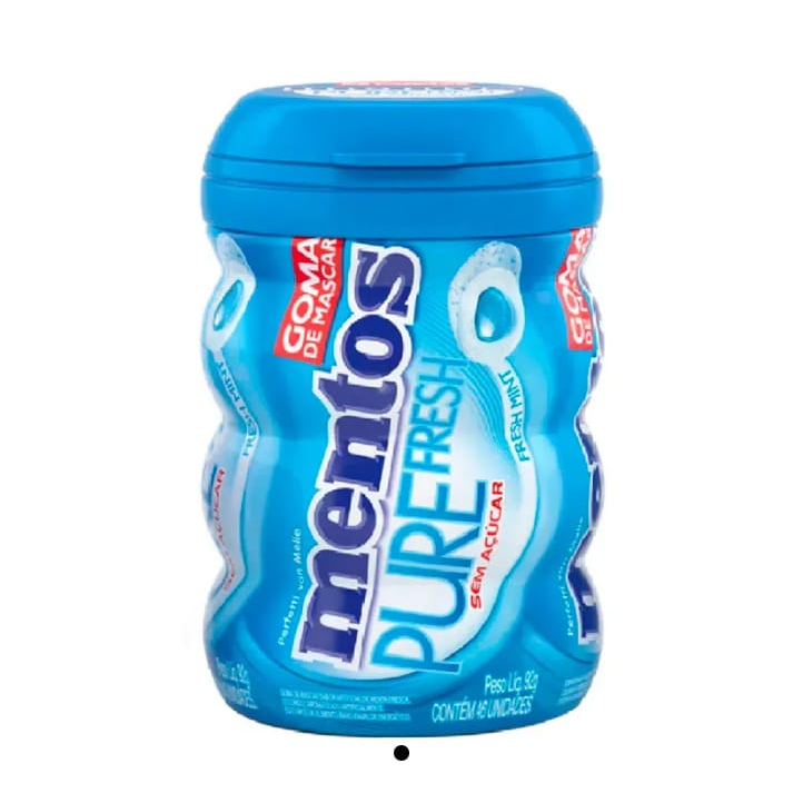 Chiclete Mentos Pure Fresh Mint Chicle Mentos Garrafa BIG Original ...