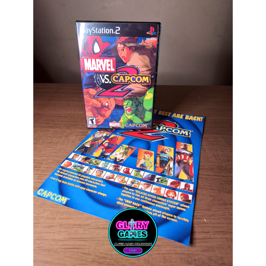 Marvel vs Capcom 2 - Ps2 Patch | Shopee Brasil