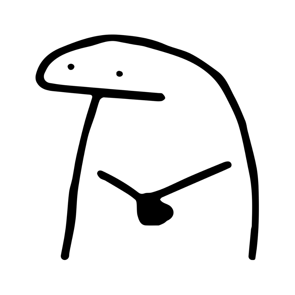 2 Adesivos Flork Paciente Mão Junta Fofo Calmo Olhando premium vinil ...