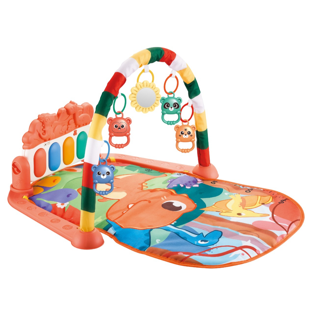 Tapete de Atividades Infantil Multifuncional com Piano Musical Dino - Color Baby | Shopee Brasil