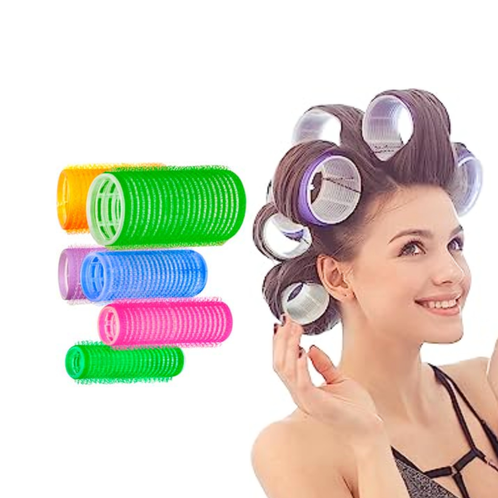 Kit 6 Bobs Para Cabelo Com Velcro Grande E Pequeno Sem Capa Bob Franja ...