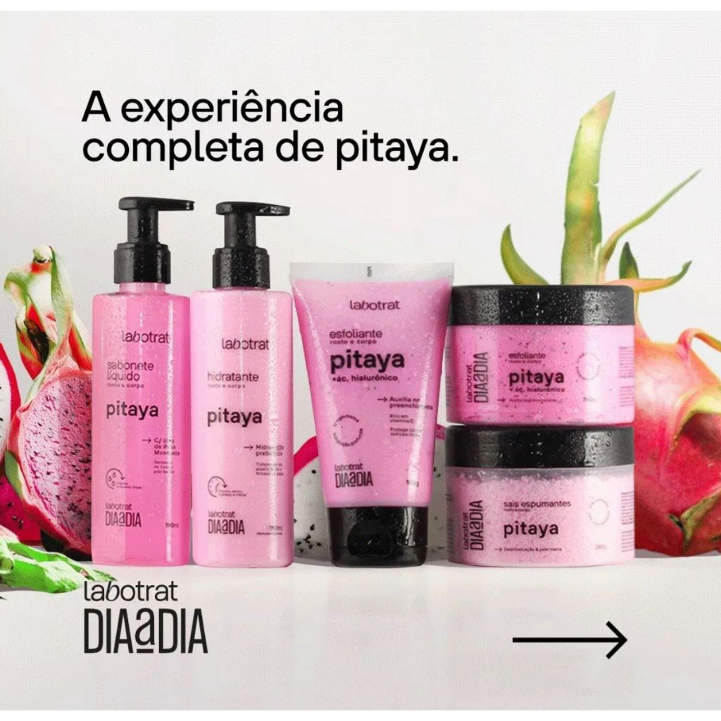 Kit Esfoliante Hidratante Sabonete Líquido Labotrat Dia a Dia | Shopee ...