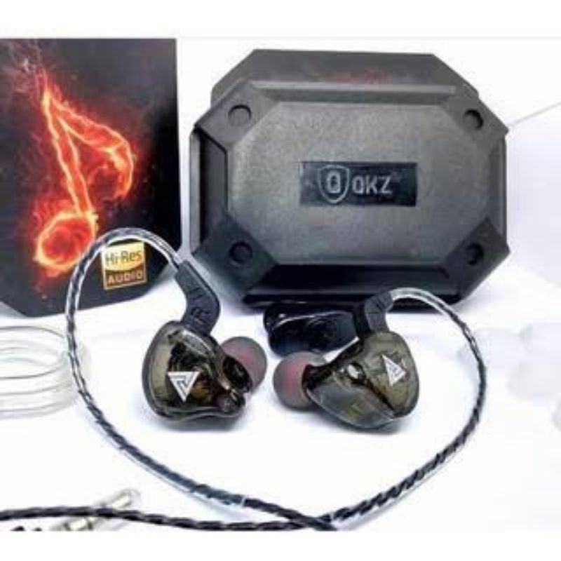 Fone de ouvido Qkz Com fio E Microfone AK6 | Shopee Brasil