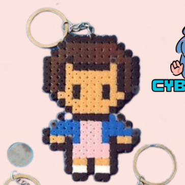 Chaveiros Stranger Things (Pixel art/Hama beads) | Shopee Brasil