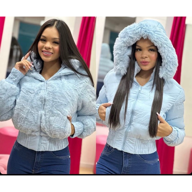JAQUETA PUFF DUPLA FACE | Shopee Brasil