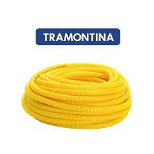 Conduite Corrugado Eletroduto De 1" 3/4" 1/2" Amarelo a Metro ...