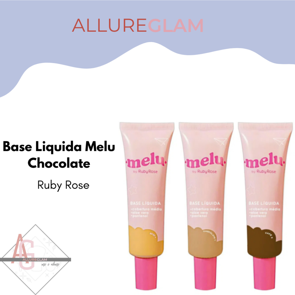 Ruby Rose - Base Liquida Melu - 29 ml | Shopee Brasil