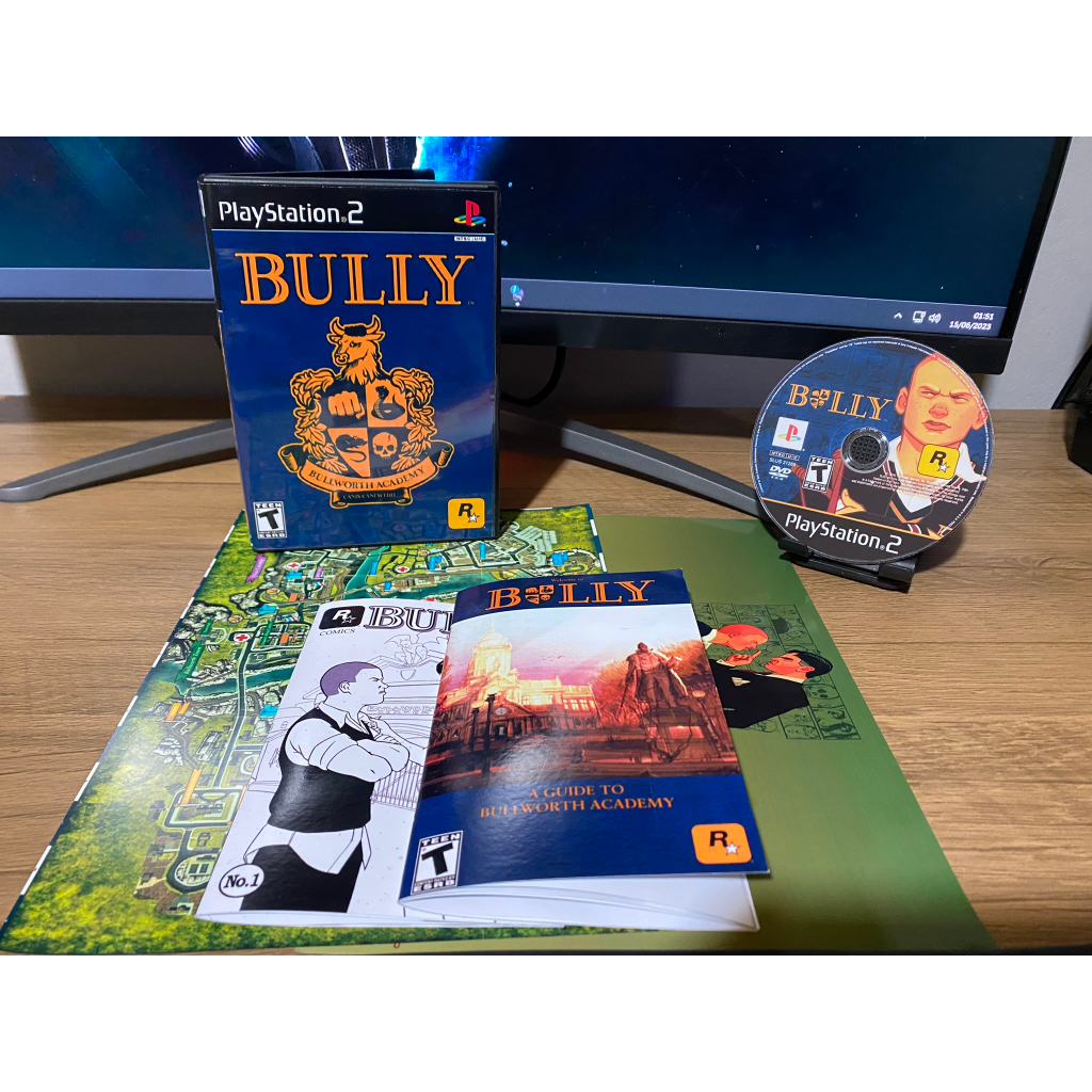 Bully com Mapa/Manual/Bully [comic book] para PS2 | Shopee Brasil