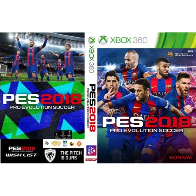 Pes 2018 para Xbox 360 Lt com capa | Shopee Brasil