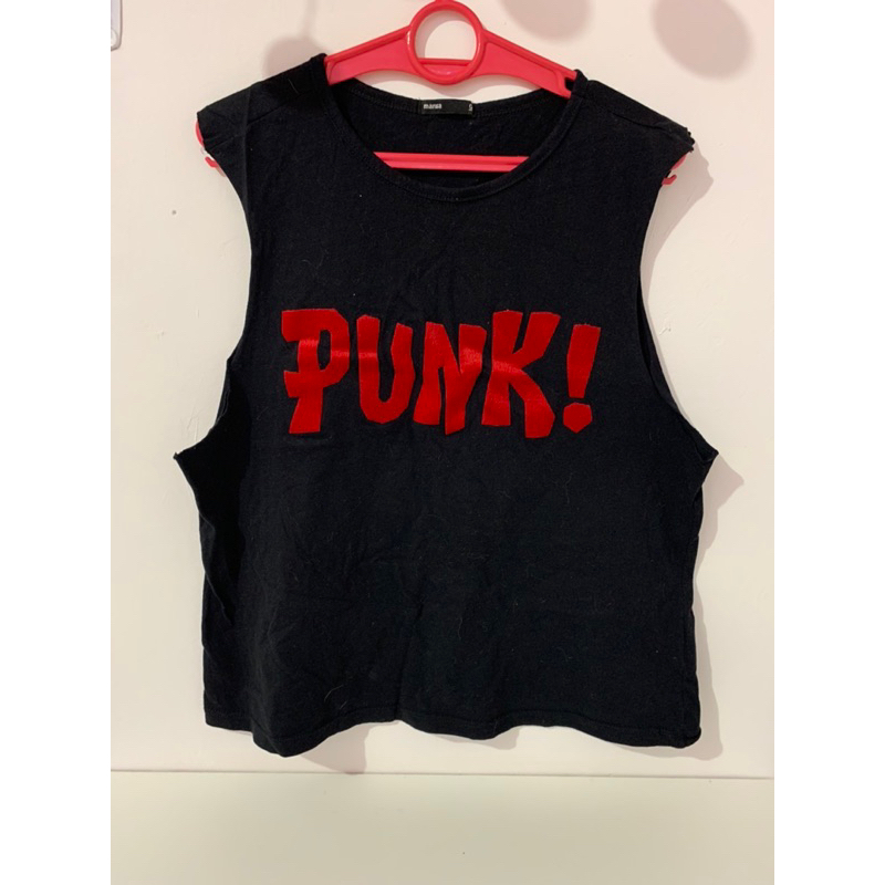 Camiseta regata preta punk, Marisa (aesthetic / egirl / goth) | Shopee ...