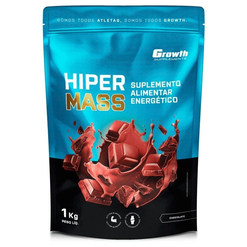 HIPER MASS SABOR CHOCOLATE (1KG) GROWTH | Shopee Brasil