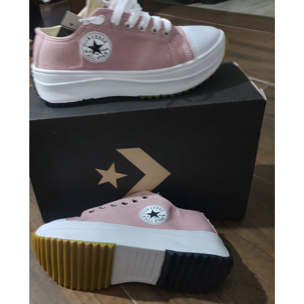 Tênis All Star Chuck Taylor Tratorado Salto Plataforma | Shopee Brasil