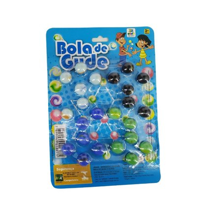 Bola De Gude 24 Peças JR Toys Brinquedo | Shopee Brasil