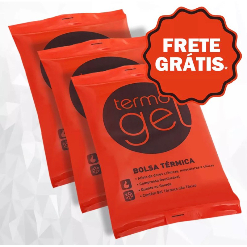 Bolsa gel termogel kit 3 unidades 360ml | Shopee Brasil