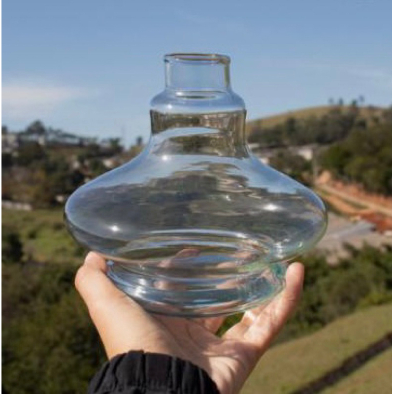 Base vaso Aladim de vidro - Transparente | Shopee Brasil