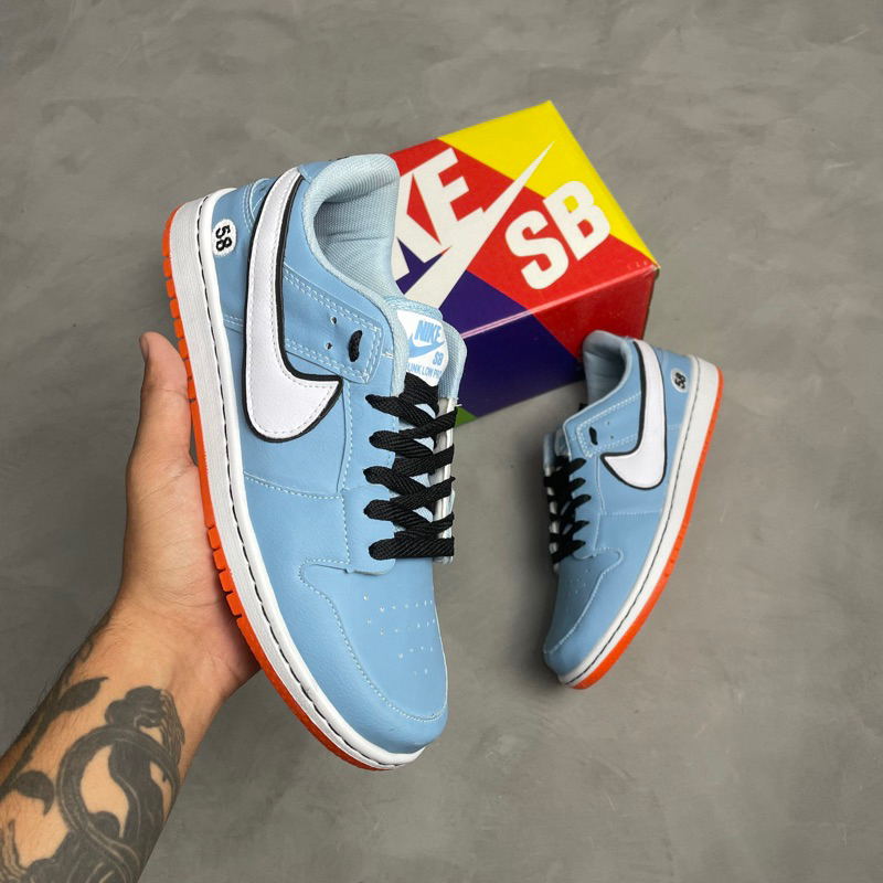 Tenis Dunk Low Azul Bebe Promoção | Shopee Brasil