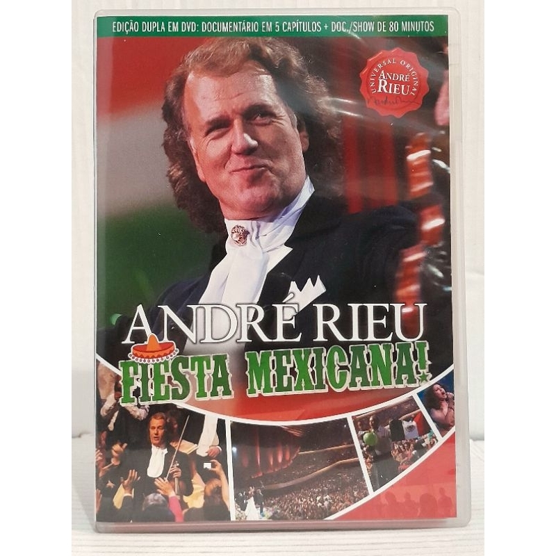 Dvd André Rieu - Fiesta Mexicana - DVD Duplo - Original Usado | Shopee ...