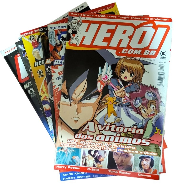 Revista Herói.com.br (Ano 2001/2002) | Shopee Brasil