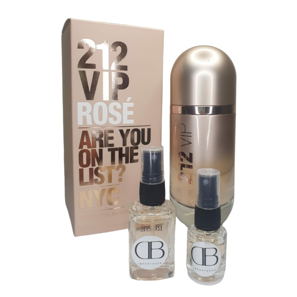 Perfume Feminino Importado Original 212 VIP Rosé Eau de Parfum | Shopee ...