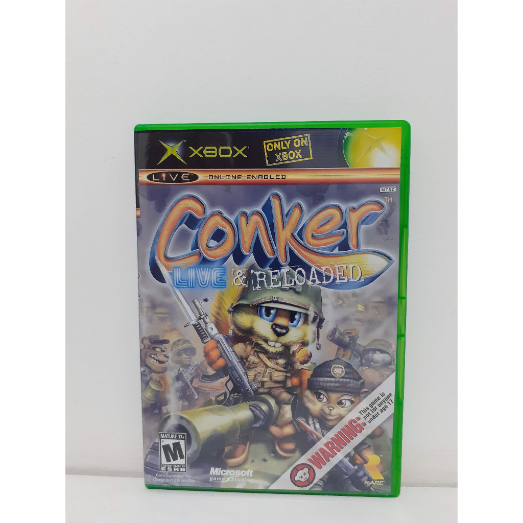 Conker: Live & Reloaded - Xbox Clássico - Obs: R1 | Shopee Brasil