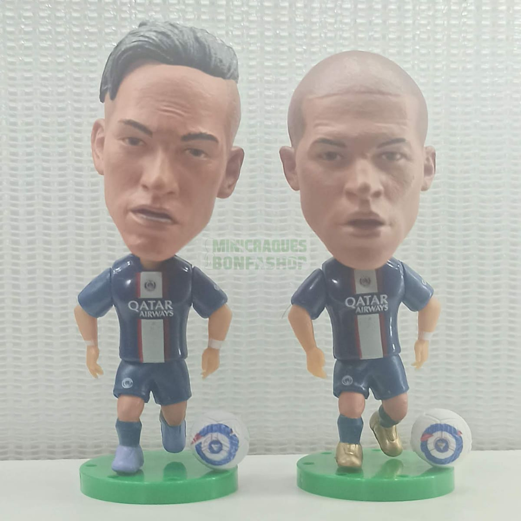 Mini Craques Kit com 2 Jogadores Neymar e Mbappé - Escolha Clube ou ...