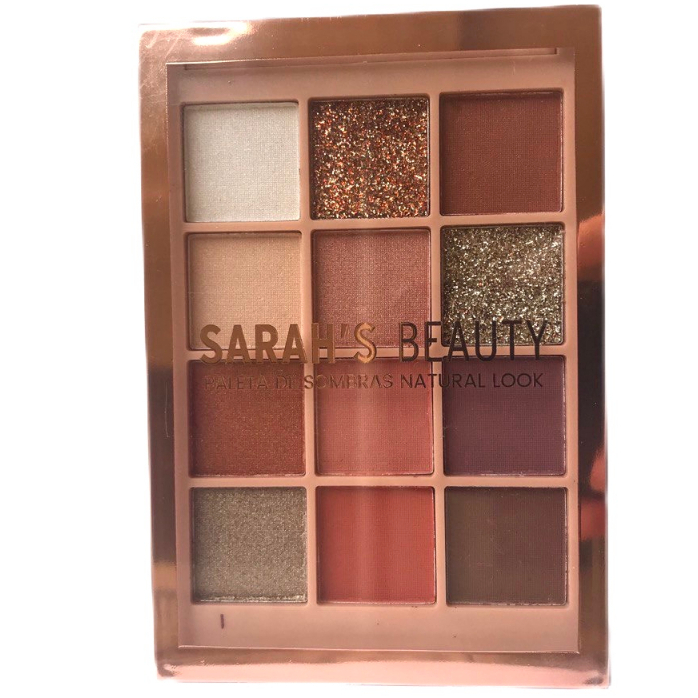 Paleta de sombras natural look - Sarah’s Beauty | Shopee Brasil