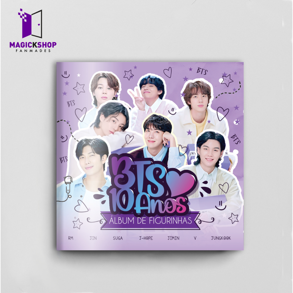 ÁLBUM DE FIGURINHAS BTS | Shopee Brasil