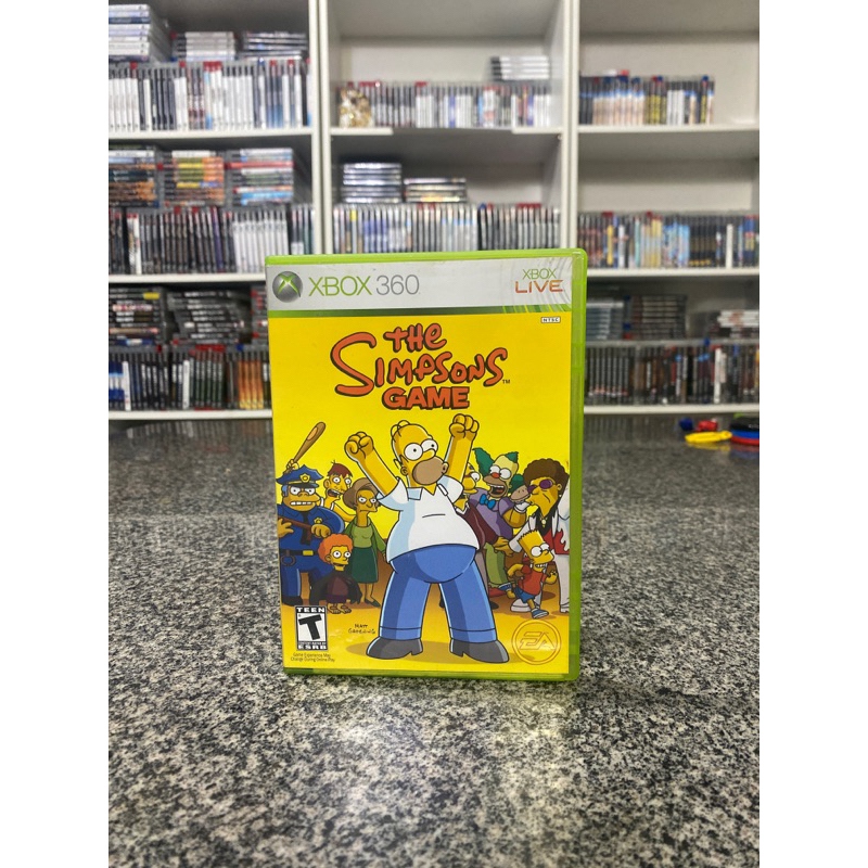 The Simpsons Game - Xbox 360 Mídia Física Original Usado | Shopee Brasil