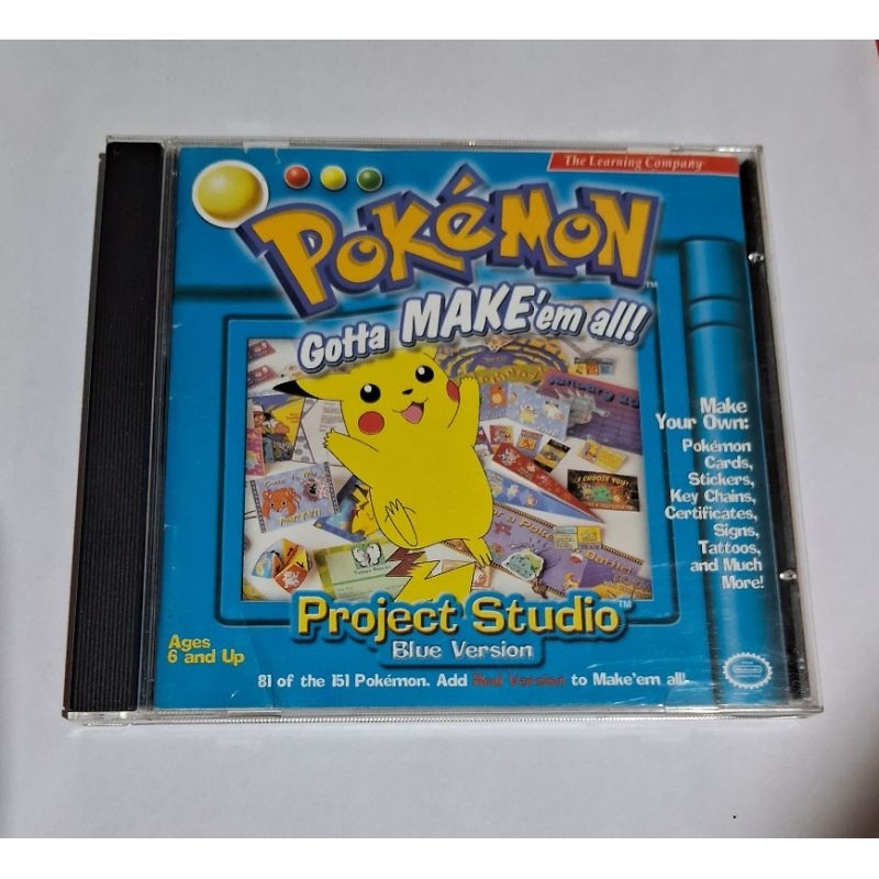 Pokémon - Project Studio - Blue Version - Pc | Shopee Brasil