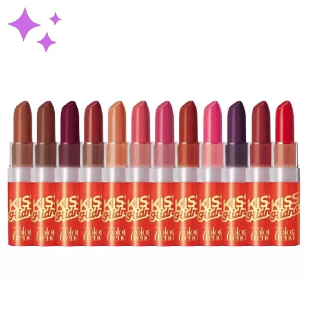 Kiss Hidra Batom 3,6g escolha sua cor preferida | Shopee Brasil
