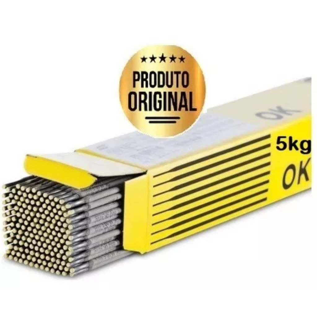 Eletrodo OK Serralheiro 1kg E6013 2,5mm Esab Para Metal Solda Elétrica ...