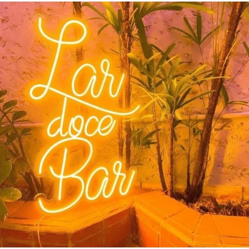 Lar doce Bar Led neon | Shopee Brasil