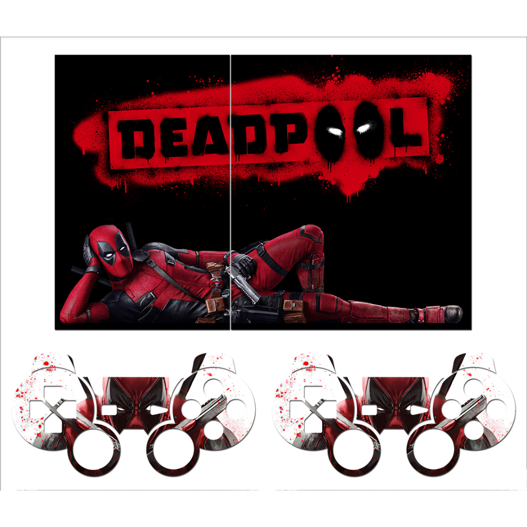 Skin adesiva para Playstation / PS2 Slim - Deadpool | Shopee Brasil