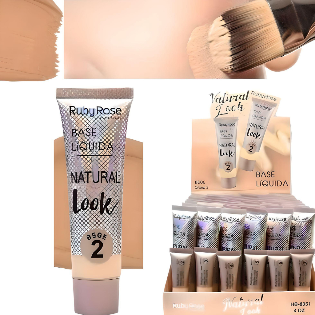Base Ruby Rose Natural Look | Shopee Brasil