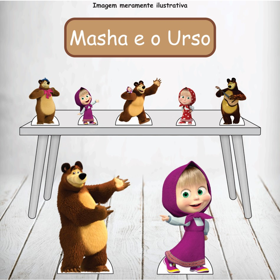 Kit Display - Masha e o Urso | Shopee Brasil