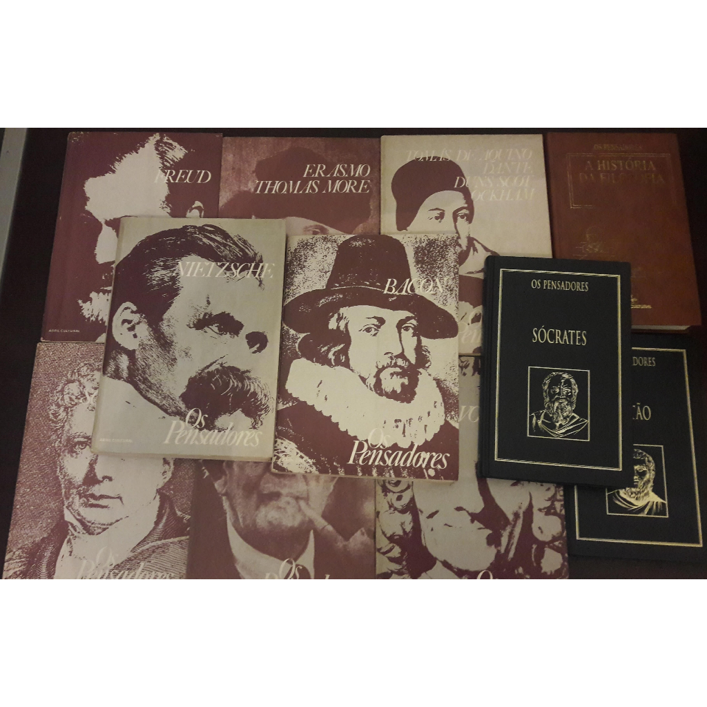 Coleção Os Pensadores 11 volumes | Shopee Brasil
