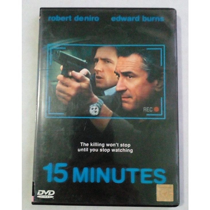 DVD Original - 15 Minutes - Robert De Niro | Shopee Brasil
