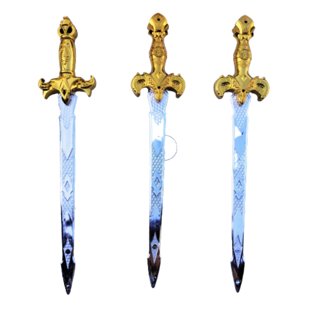 Espada De Brinquedo Medieval Kit 3 Espada Medieval | Shopee Brasil