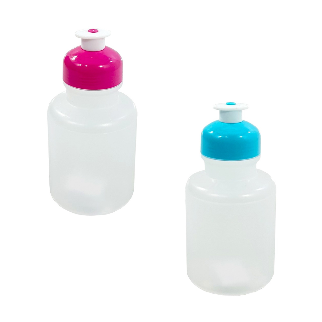 Garrafa Squeeze Kids Panamby Azul & Rosa 300ml Unidade | Shopee Brasil