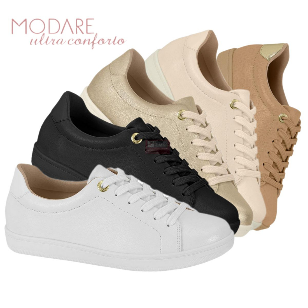 Tenis Feminino Modare Original UltraConforto Lancamento Casual Estilo ...