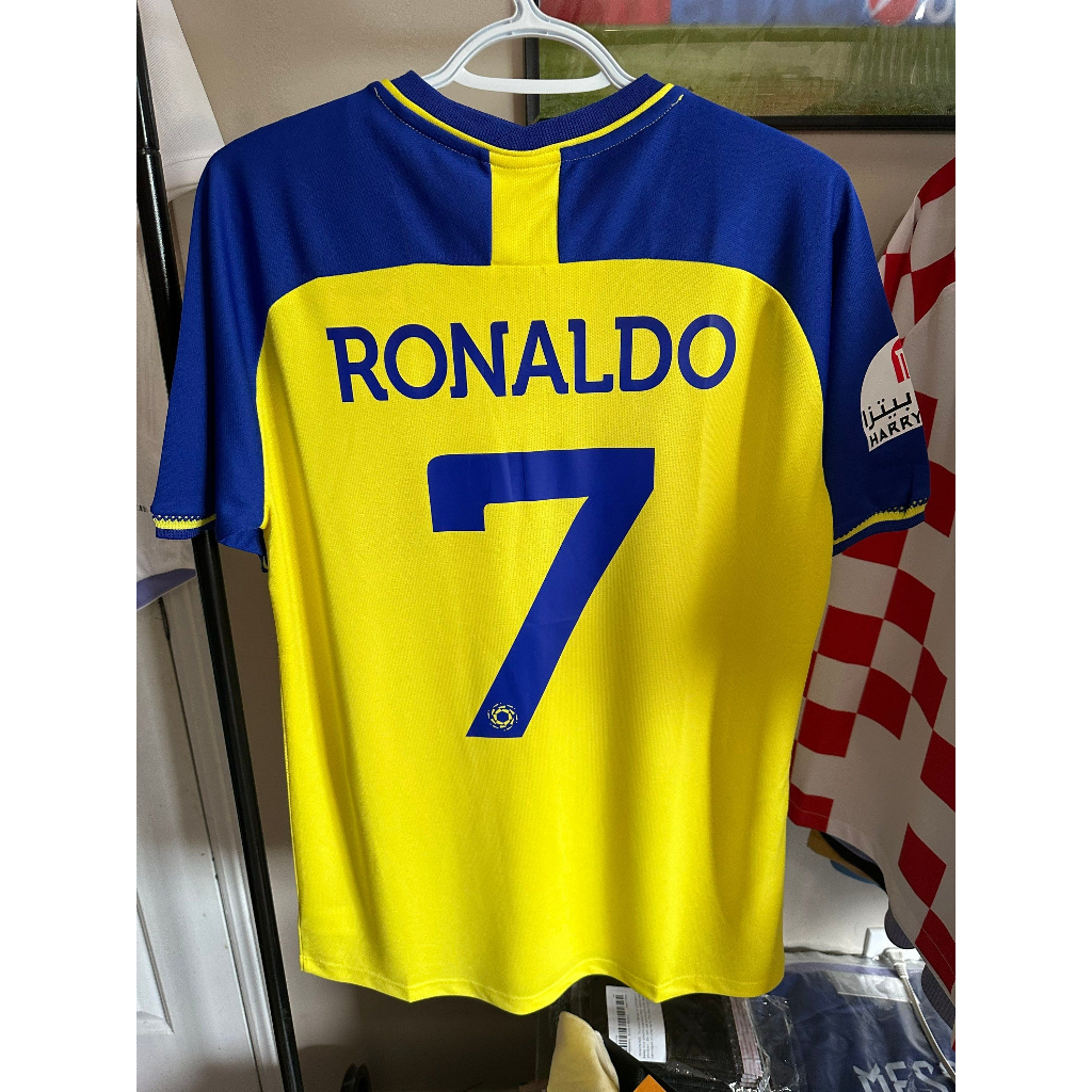 Camisa Do Al Nassr 22 23 I De Time Futebol Cristiano Ronaldo Shopee