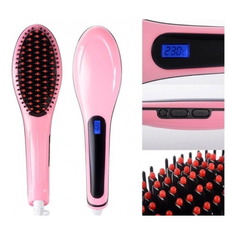 Escova Secadora Alisadora Modeladora Cabelo 3 Em 1 Elétrica Shopee Brasil