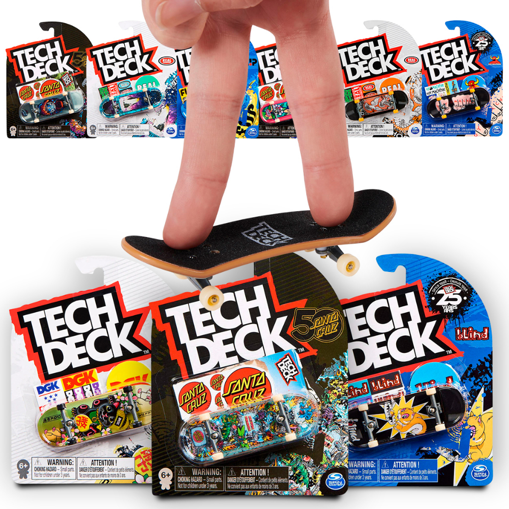 Tech Deck Fingerboard Skate De Dedo Profissional Sunny Skateboard ...