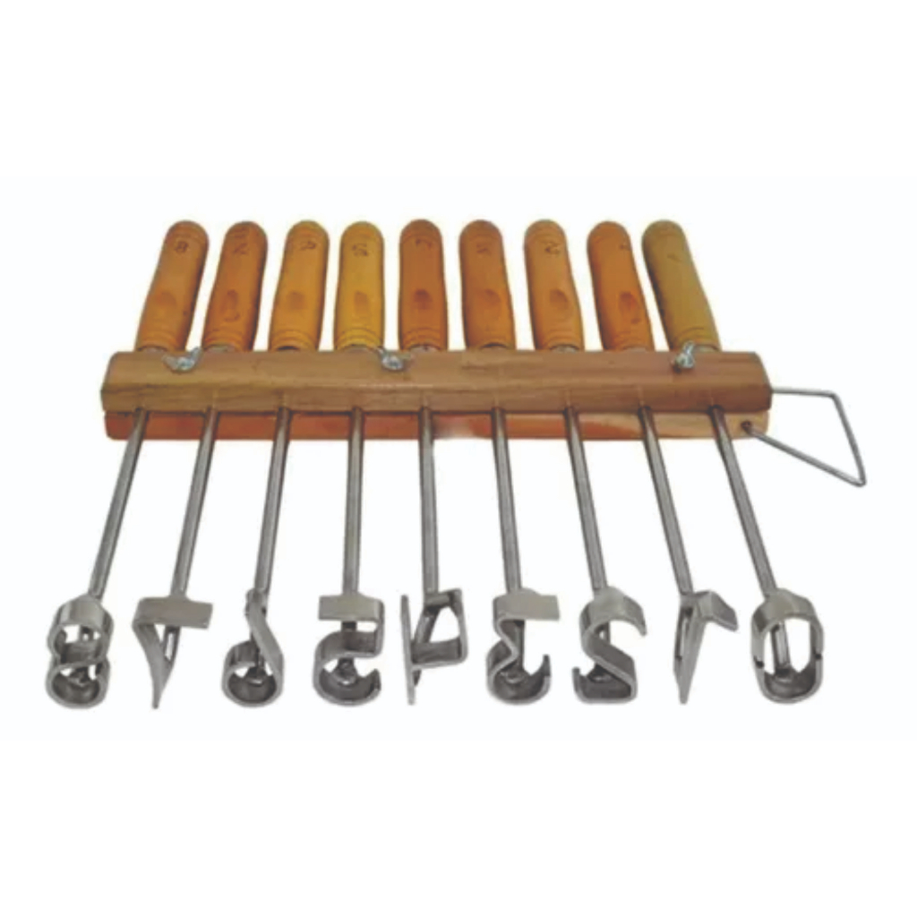 Marca De Inox Jogo De Brucelose 0 A 9 Para Marcar Gado | Shopee Brasil