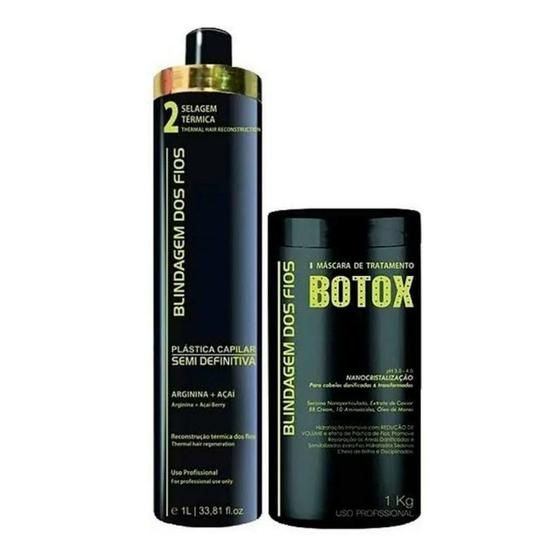 Passo 2 Progressiva + Botox Blindagem Dos Fios | Shopee Brasil