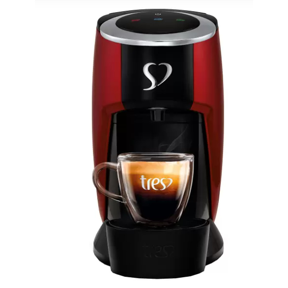 Cafeteira Espresso TRES Touch Automática Multibebidas - Vermelha 220v ...