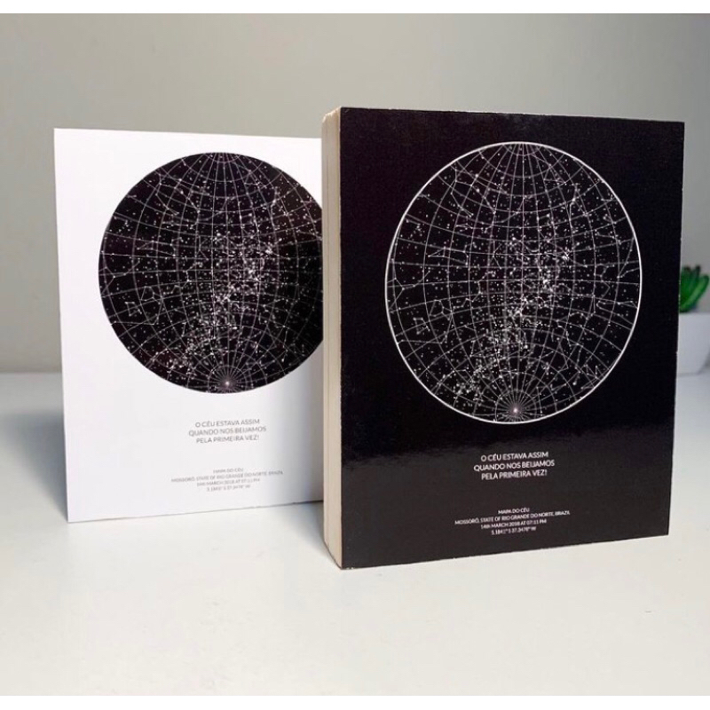 Foto/Quadro de mesa - Mapa das estrelas | Shopee Brasil